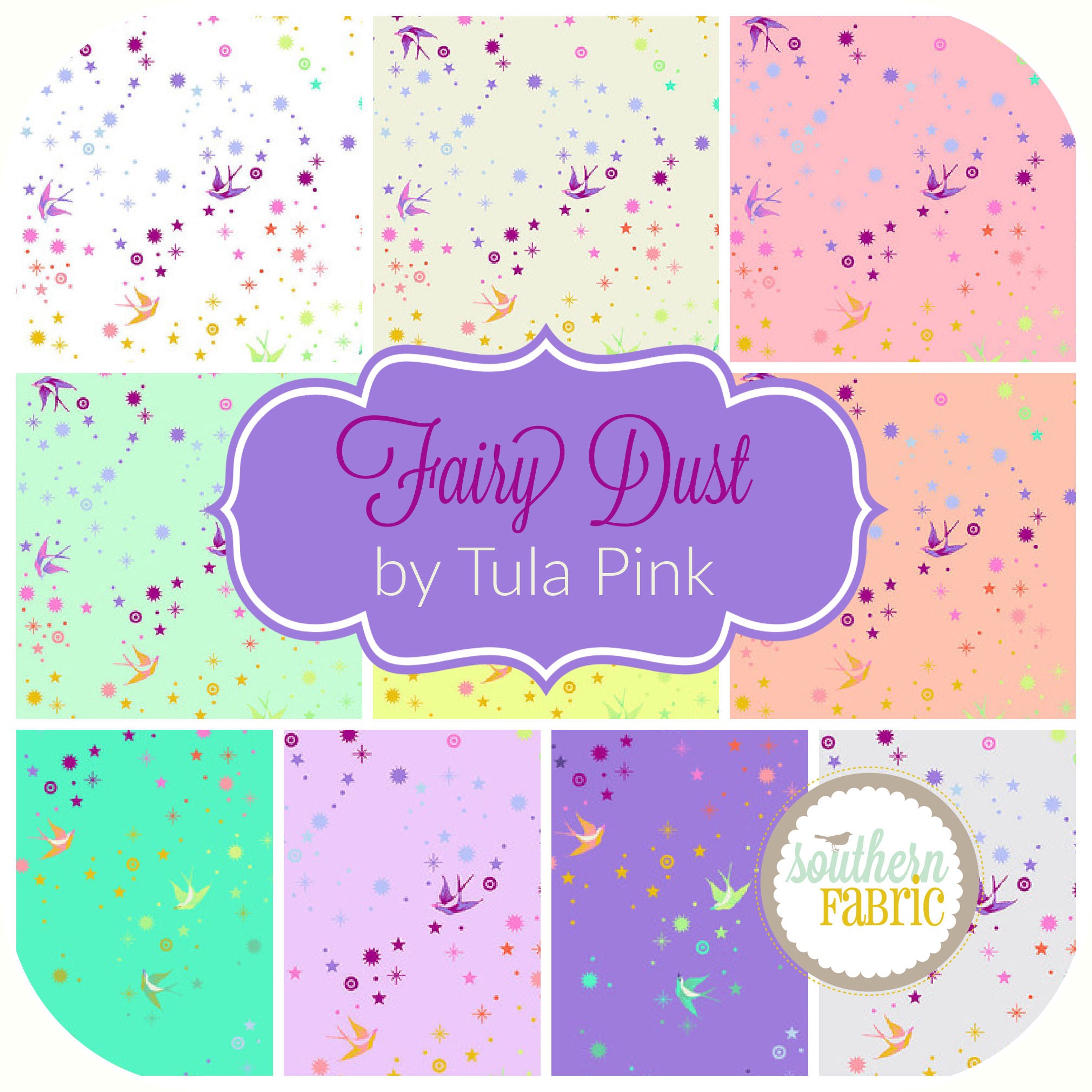 Tula Pink | Fairy Dust | Free Spirit | Southern Fabric