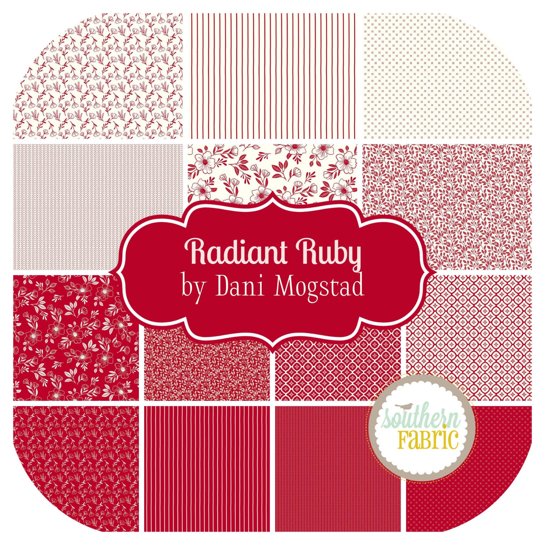 Dani Mogstad | Radiant Ruby - Fat Quarter Bundle | Riley Blake ...