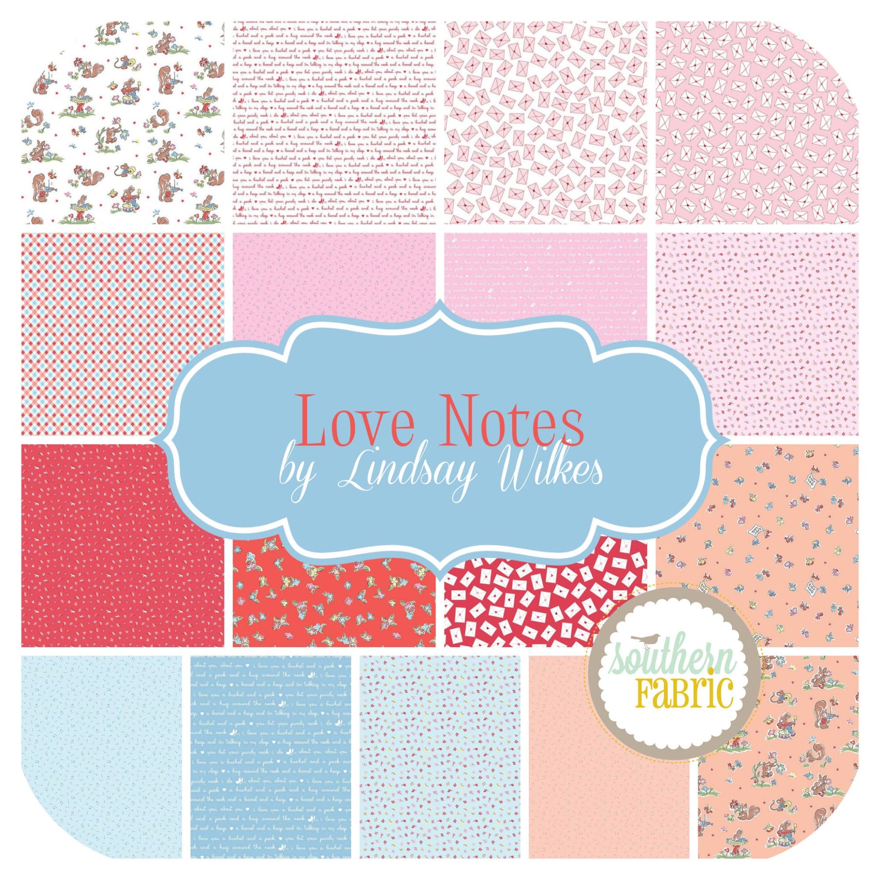 Lindsay Wilkes | Love Notes - Fat Quarter Bundle | Riley Blake ...