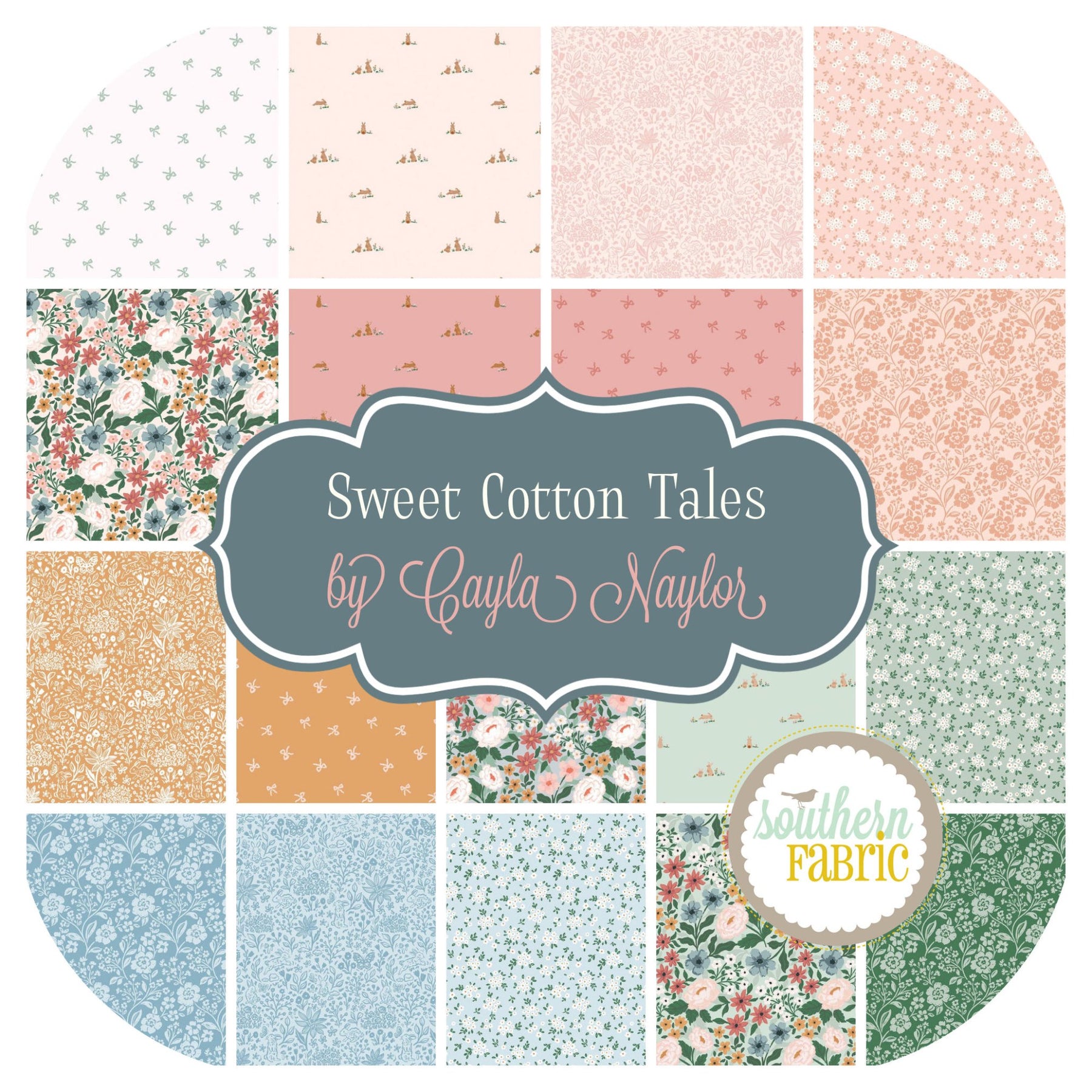 Cayla Naylor | Sweet Cotton Tales - Fat Quarter Bundle | Riley Blake ...